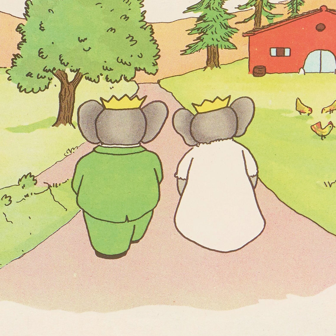 Babar En Famille Digital Download of Vintage Babar the - Etsy