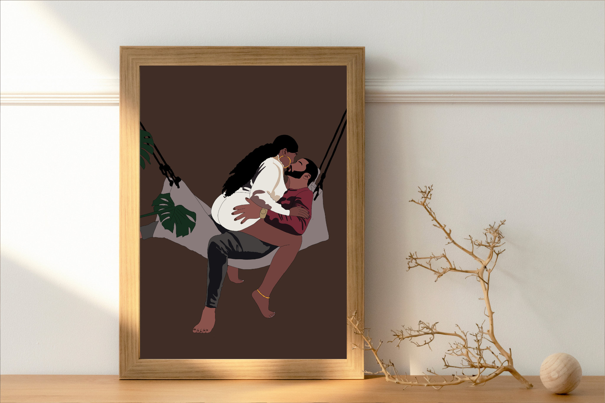 Black Couples Wall Art, Black Couple Art, Black Love Art, Black Love Wall Art, Couple Art ...
