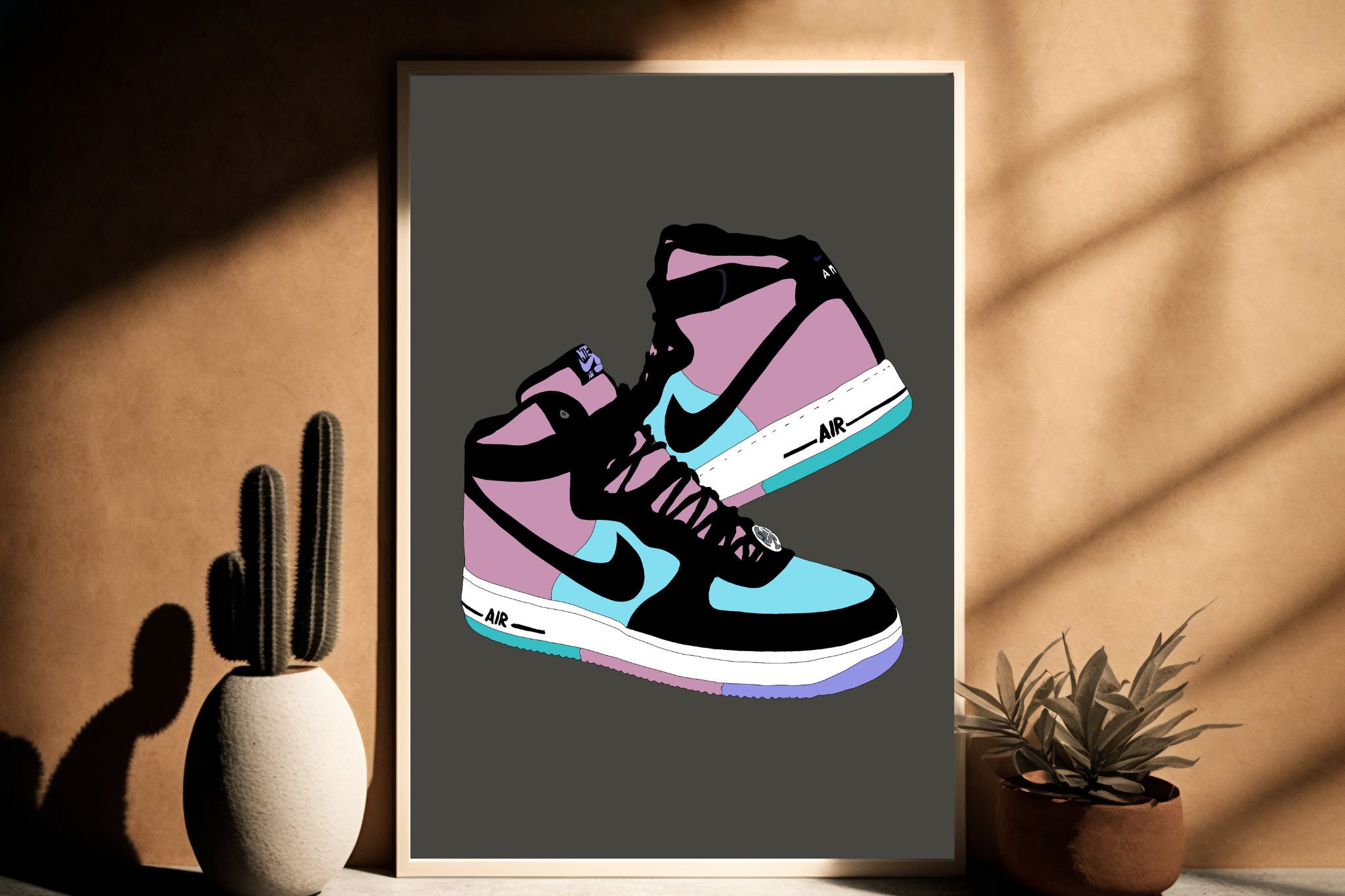 Sneaker Poster, Nike Art, Nike Wall Art, Hypebeat, Sneaker Art, Jordan ...