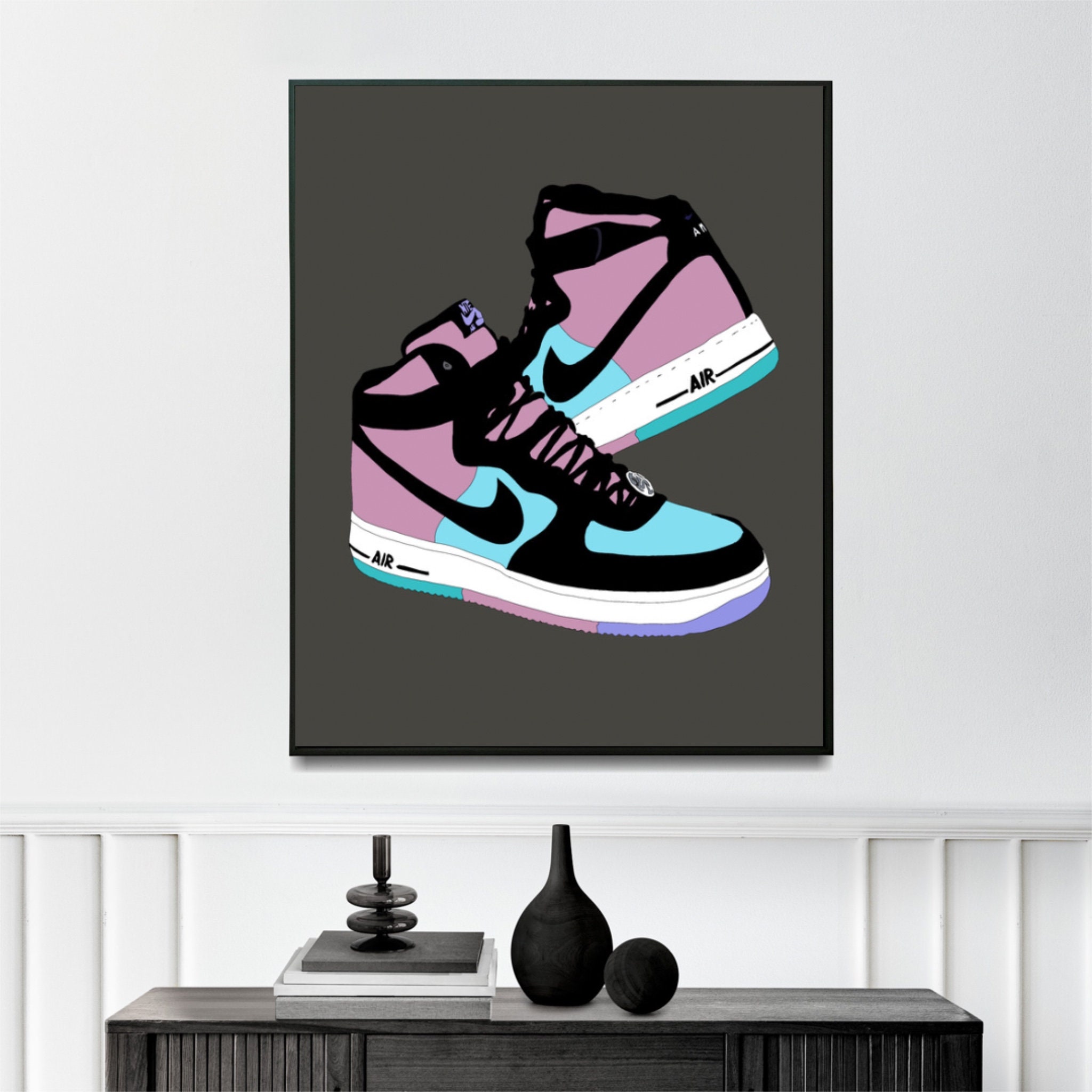 Sneaker Poster Nike Art Nike Wall Art Hypebeat Sneaker - Etsy