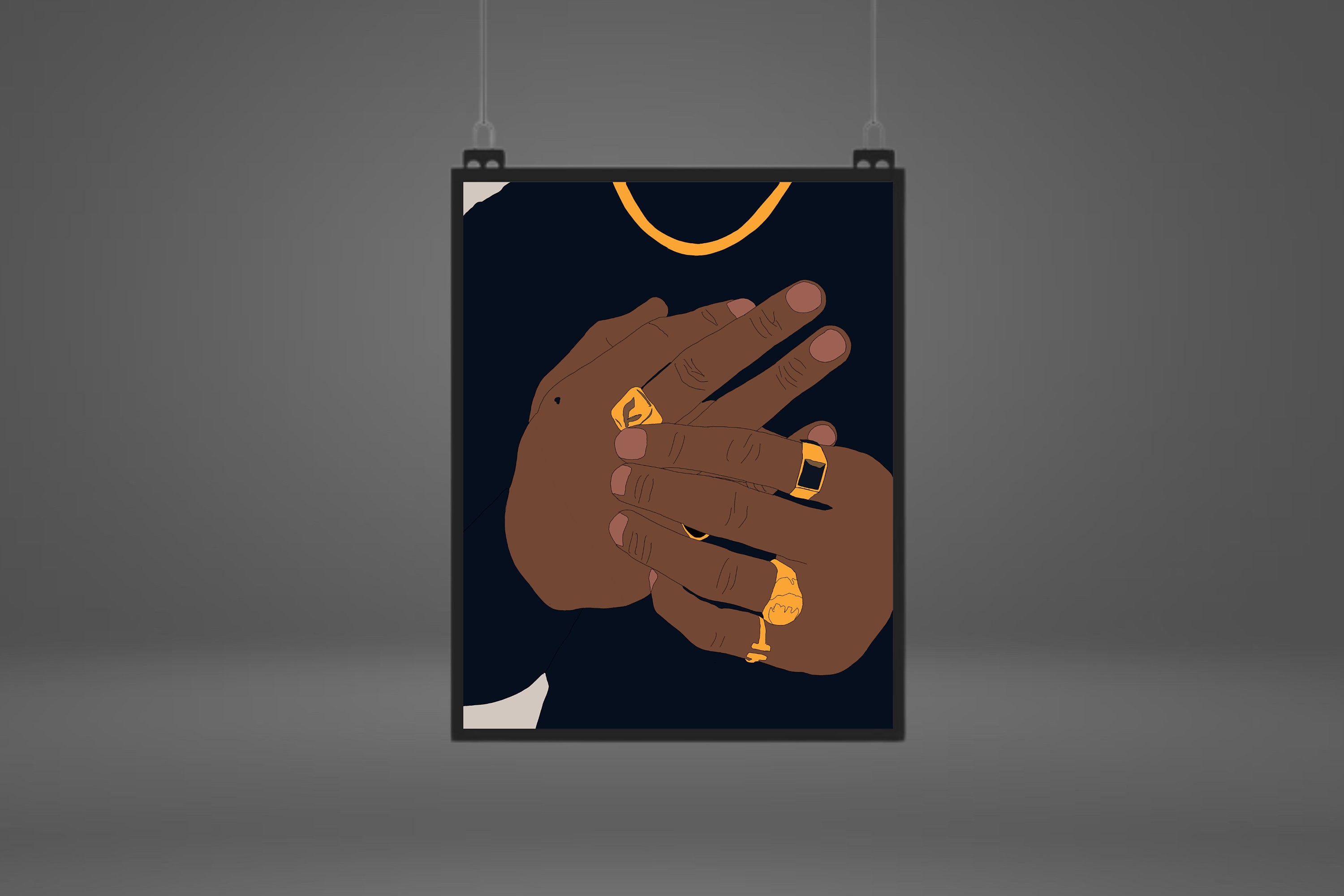 Black Afro Men Art Poster, Black Man Art, Black Man Wall Art, Black Man ...