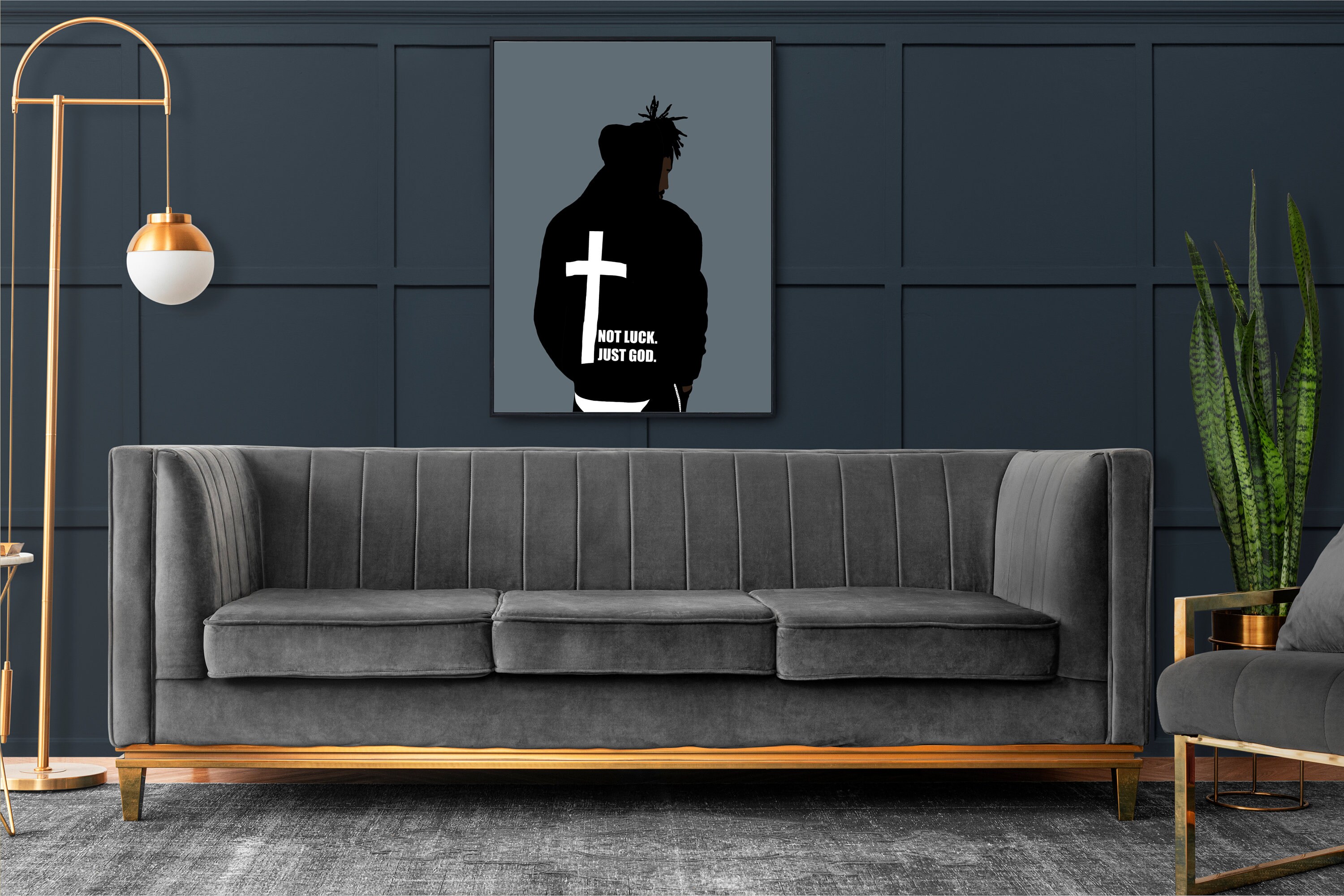 Black Afro Men Art Poster, Black Man Art, Black Man Wall Art, Black ...