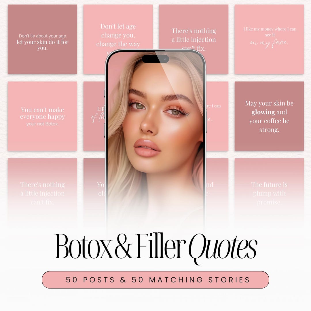 100 Botox and Filler, Botox Quotes, Instagram Post, Botox Instagram ...