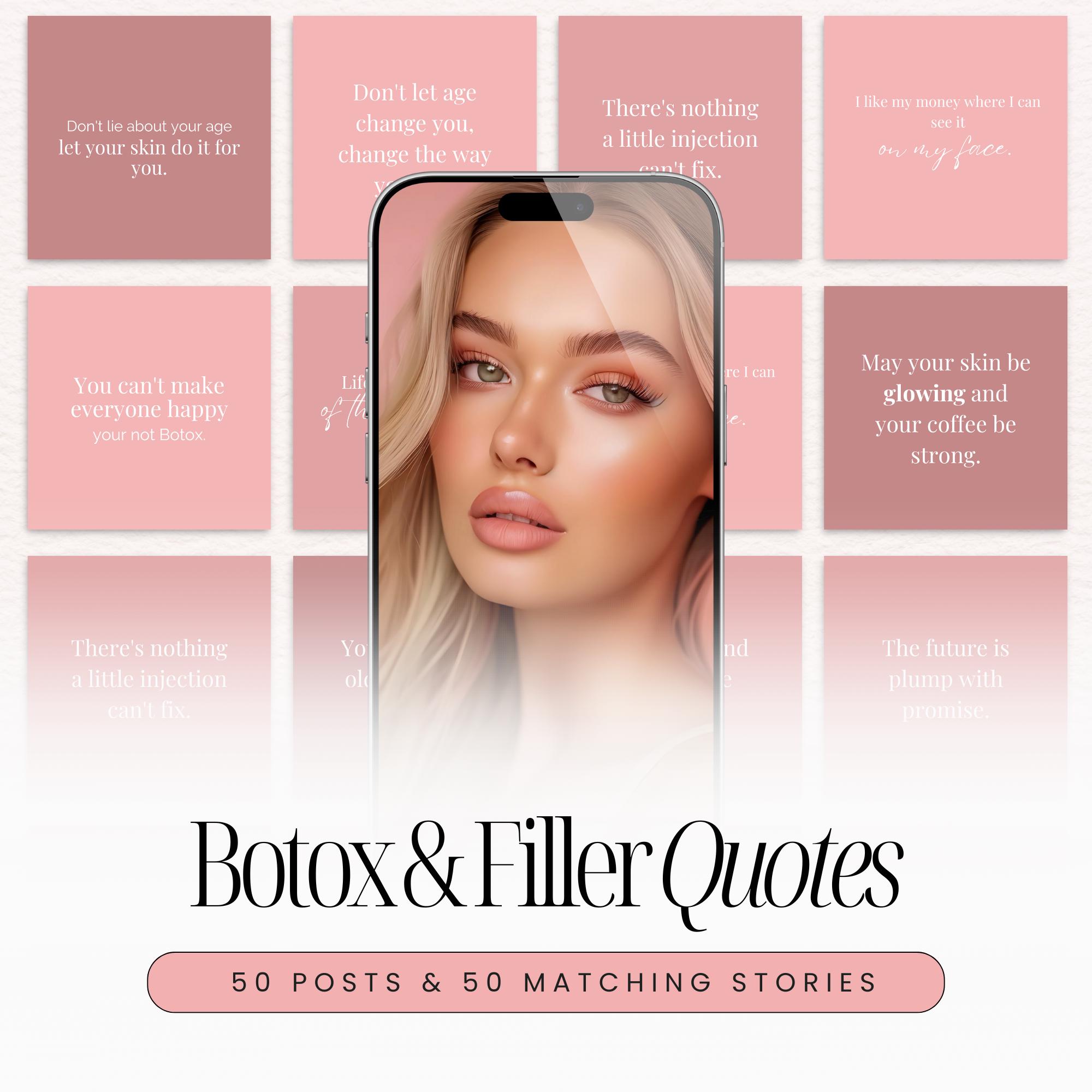 100 Botox and Filler, Botox Quotes, Instagram Post, Botox Instagram ...