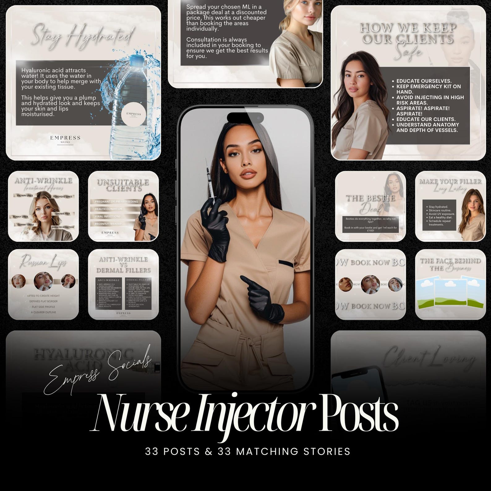 66 Botox and Filler Templates | Aesthetic Nurse Templates | Cosmetic ...