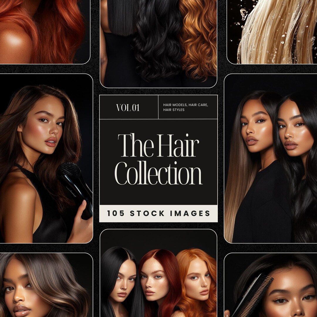 105 Hair Stock Images | Luxury AI Hair Models | Beauty Photography for ...