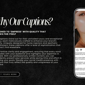 50 Aesthetics Practitioner Instagram Caption Bundle | 50 Hashtags ...