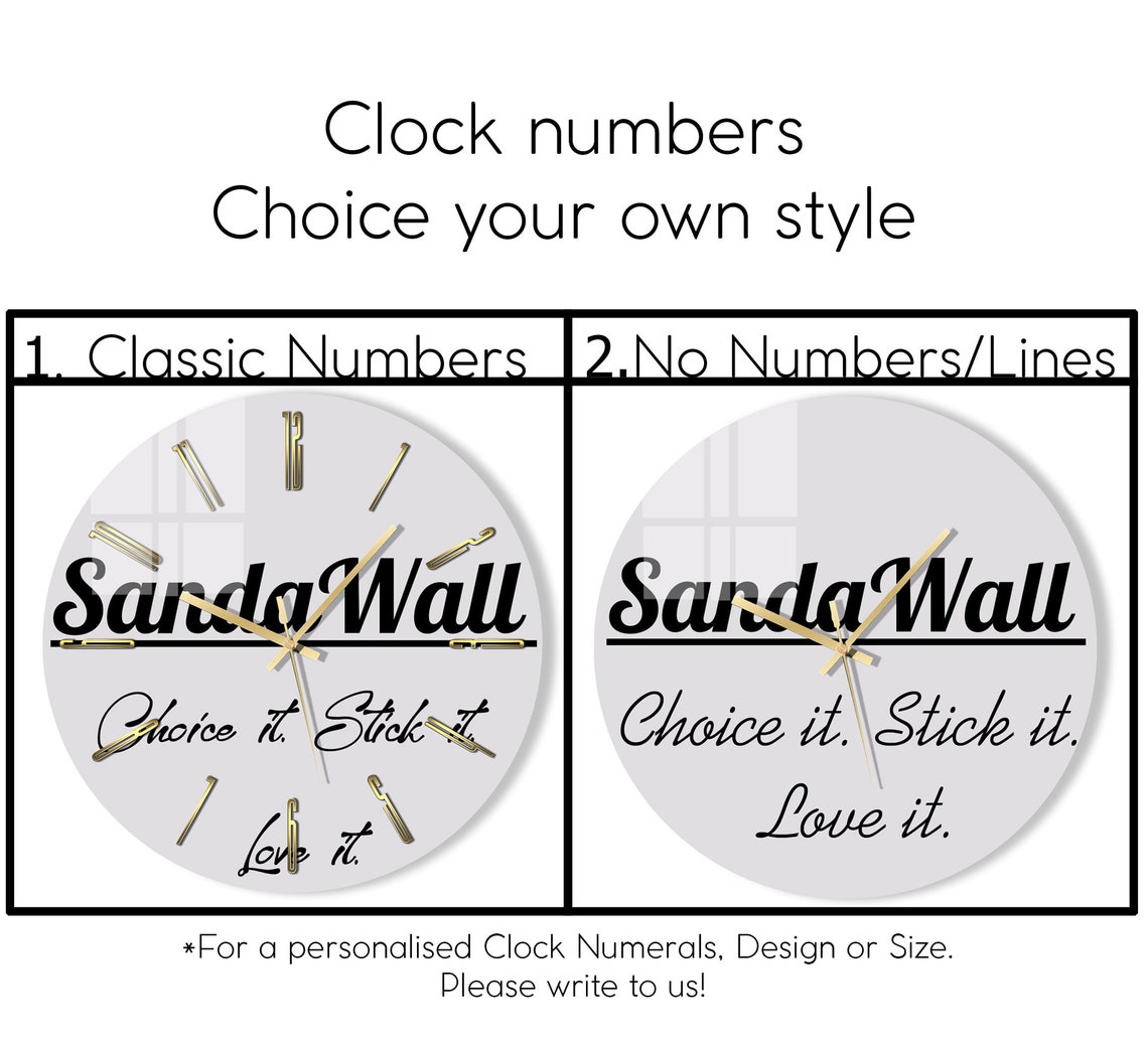 Led Zeppelin Glass Wall Clock Large Wall Clock Silent Non - Etsy