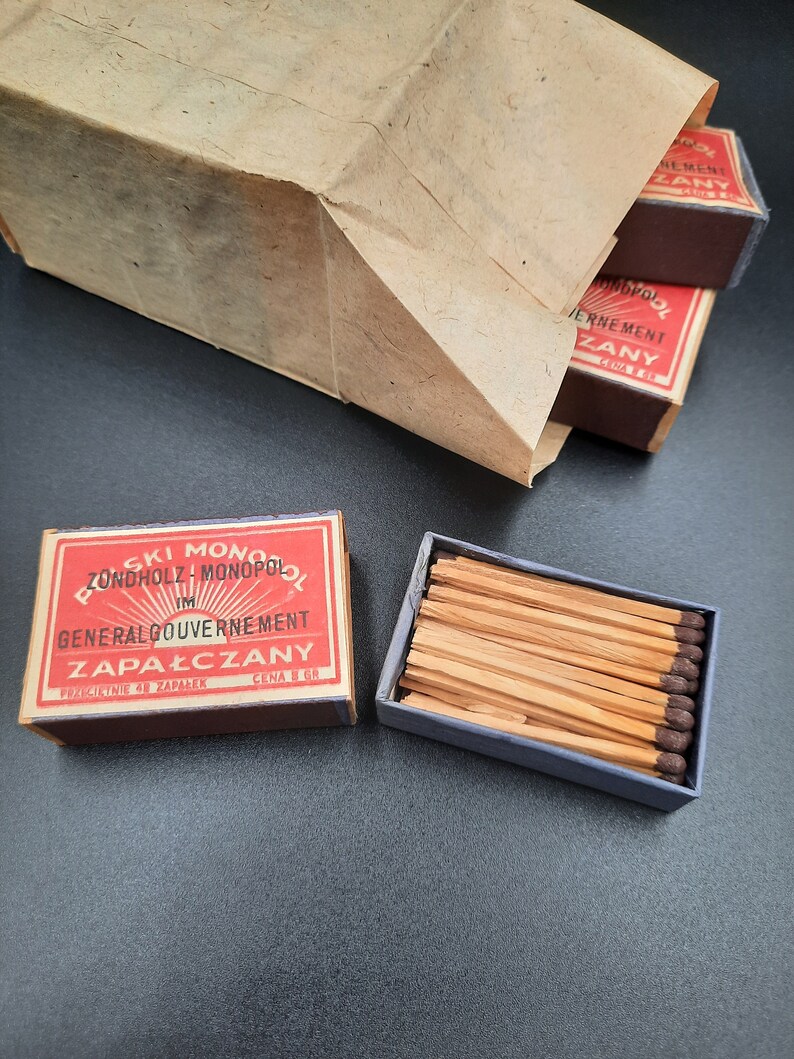 WW2 Original Unused Polish Matches From the 1930s/40s - Etsy