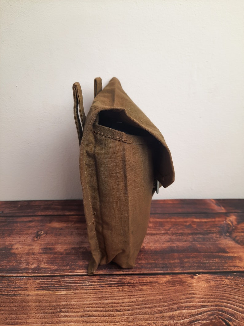 Old Vintage 50s Polish Army Surplus Canvas Belt Pouch - Etsy