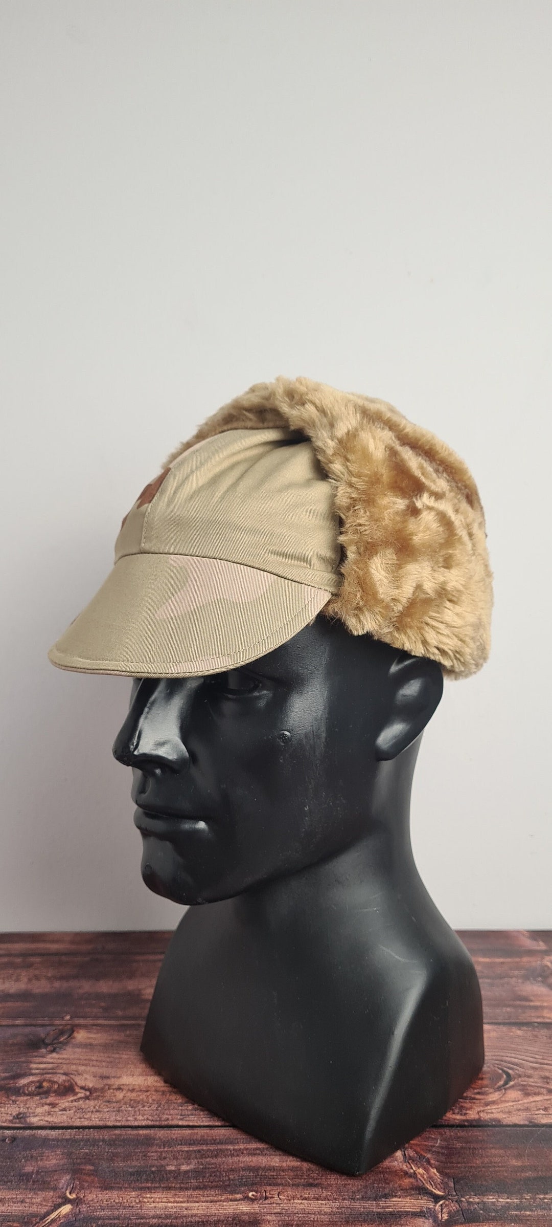 New Original Dutch Army Surplus Vintage Desert Camo Winter Hat - Etsy
