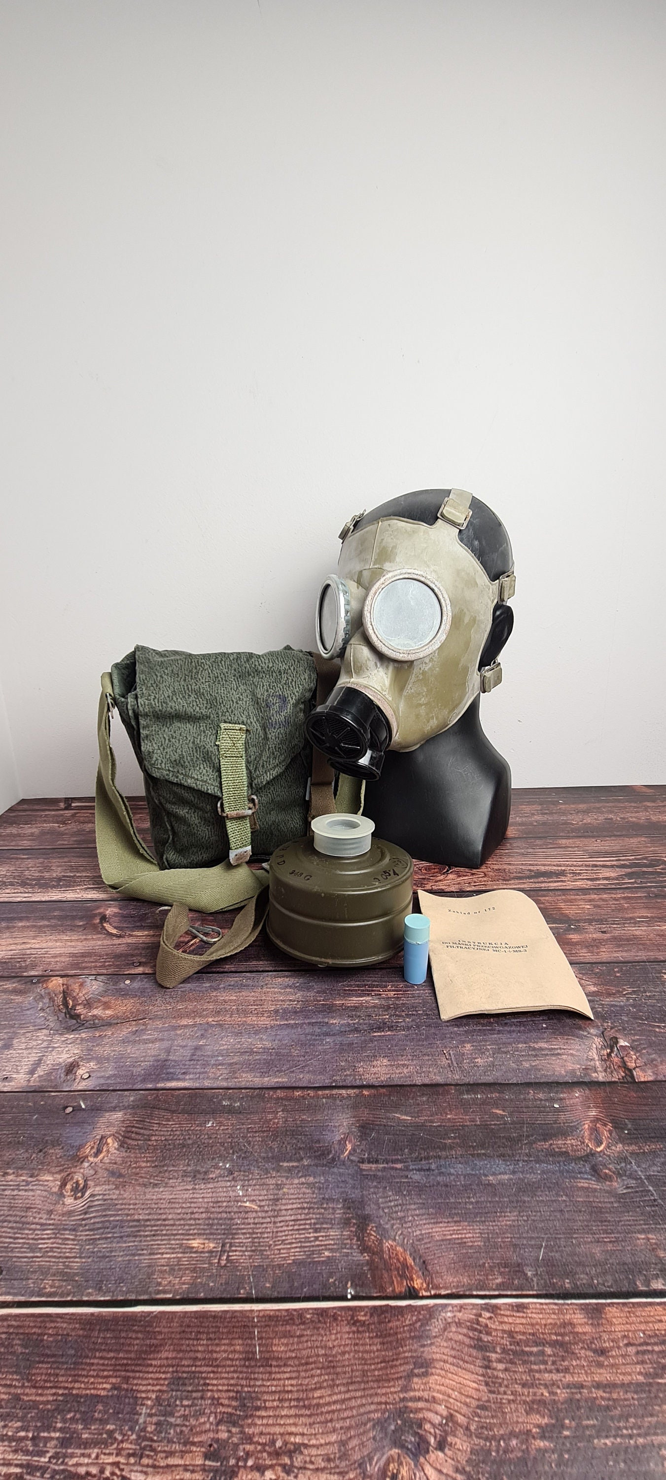 Polish Army Surplus MC-1 Gas Mask Complete Set Type 2 - Etsy