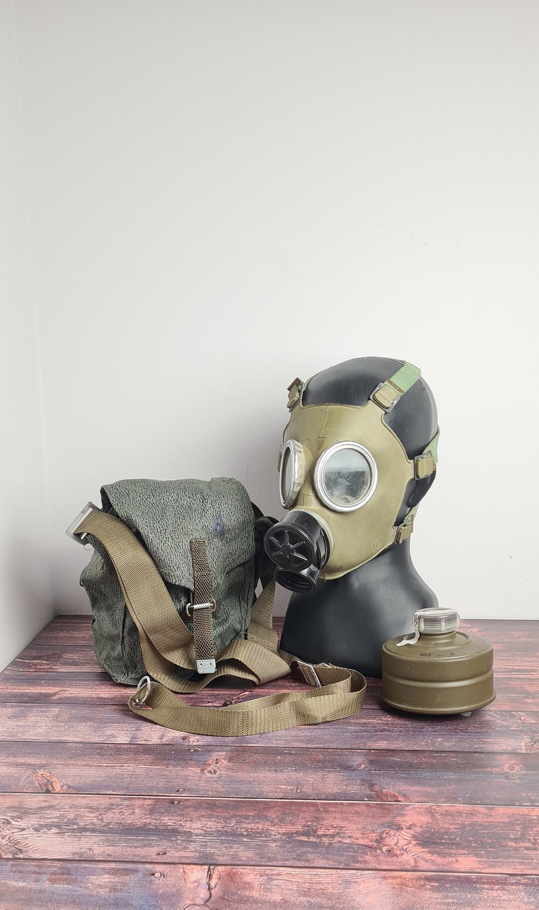 Polish Army Surplus MC-1 Gas Mask Complete Set - Etsy