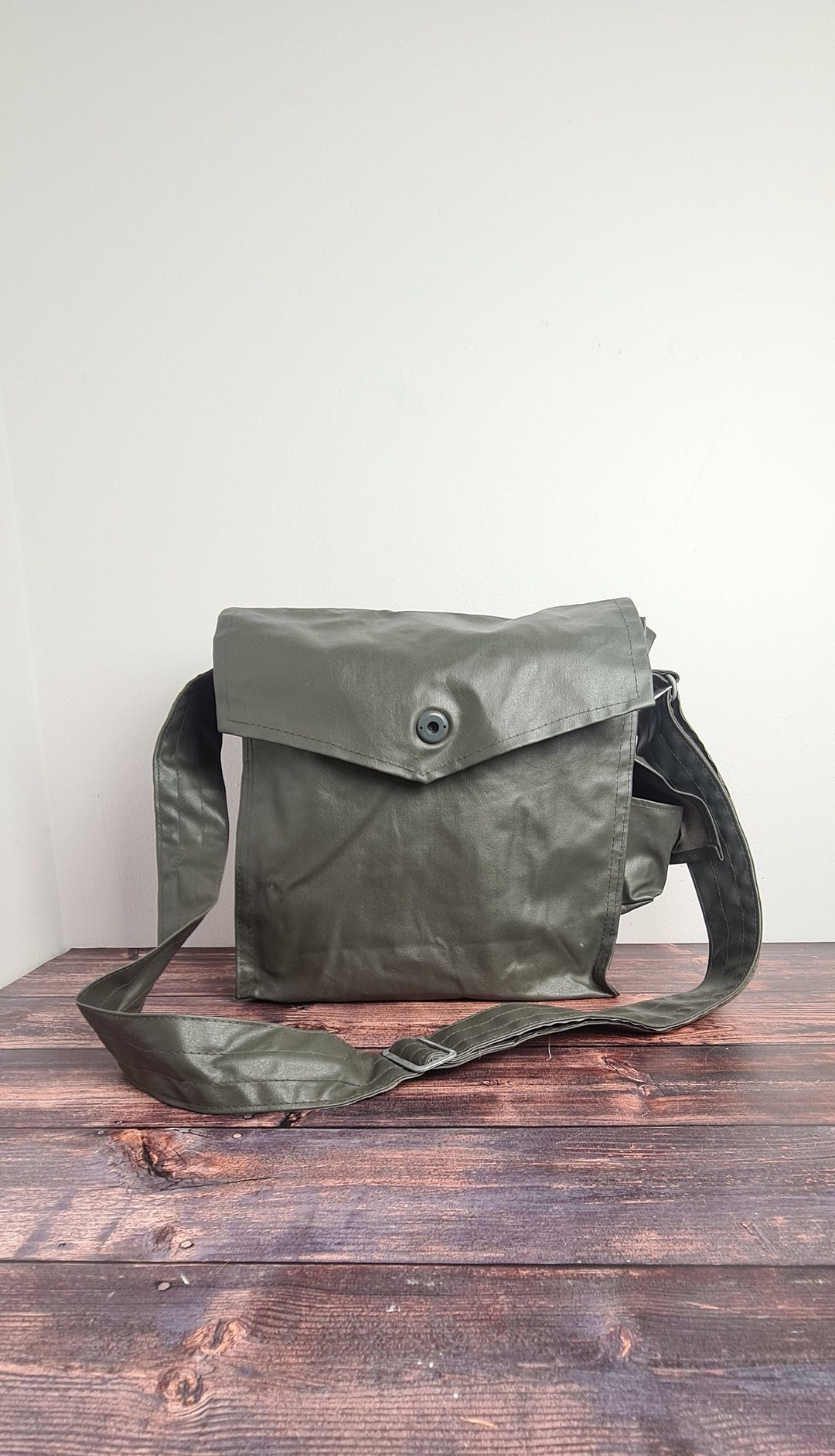 Vintage DDR 80s German Army Surplus Rubberized Waterproff Bag - Etsy ...