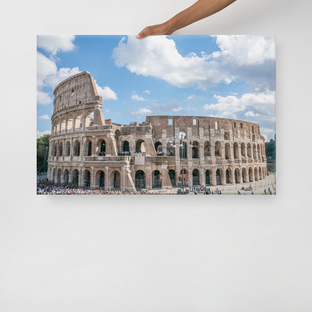 Canvas Colosseum Poster, Colosseum Canvas, Colosseum Poster, Colosseum ...