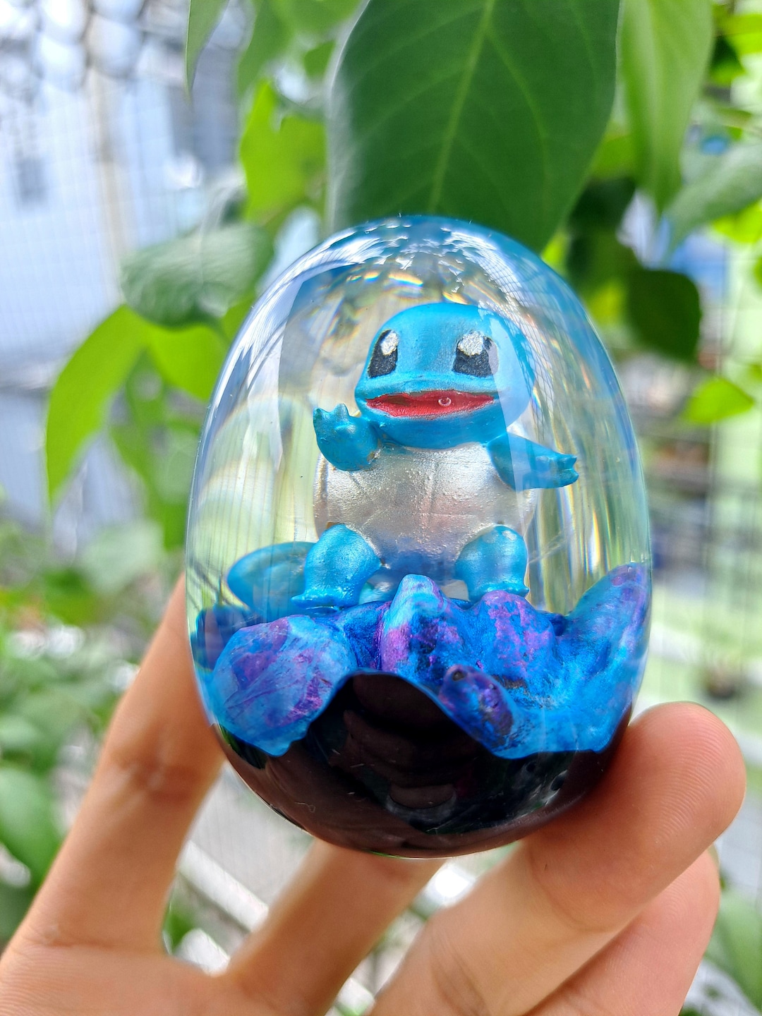 Dragon Egg Pokemon "squirtle" Epoxy Resin - Etsy