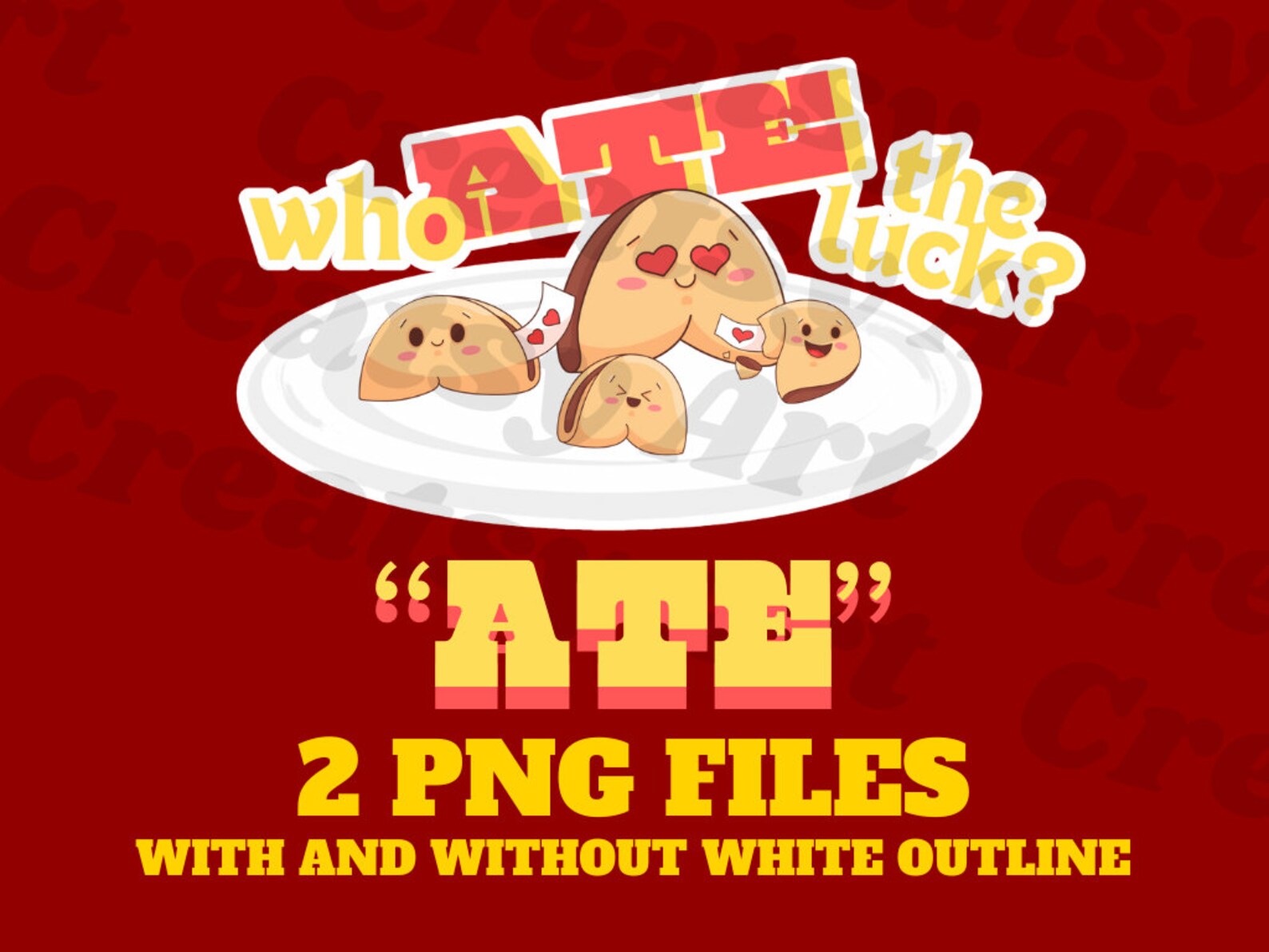 Stray Kids K-pop "who ATE the Luck?" | PNG File | Sticker | Logo - Etsy