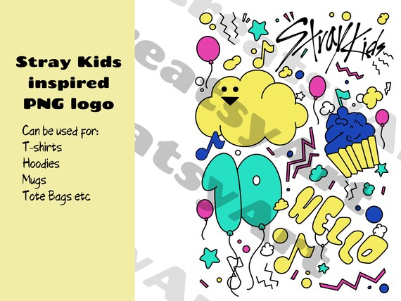 KPOP Stray Kids PNG Logos for T-shirts Hoodies Etc 2 PNG - Etsy New Zealand