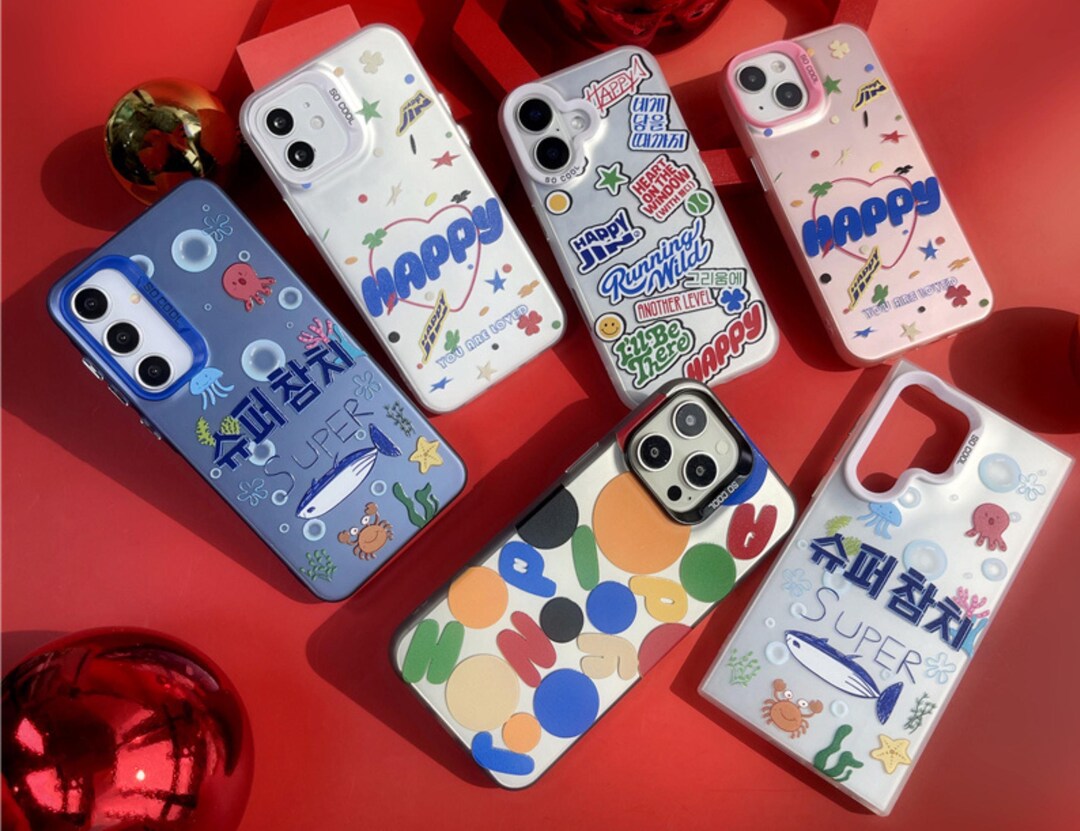 JIN "happy" iPhone Cases - Etsy