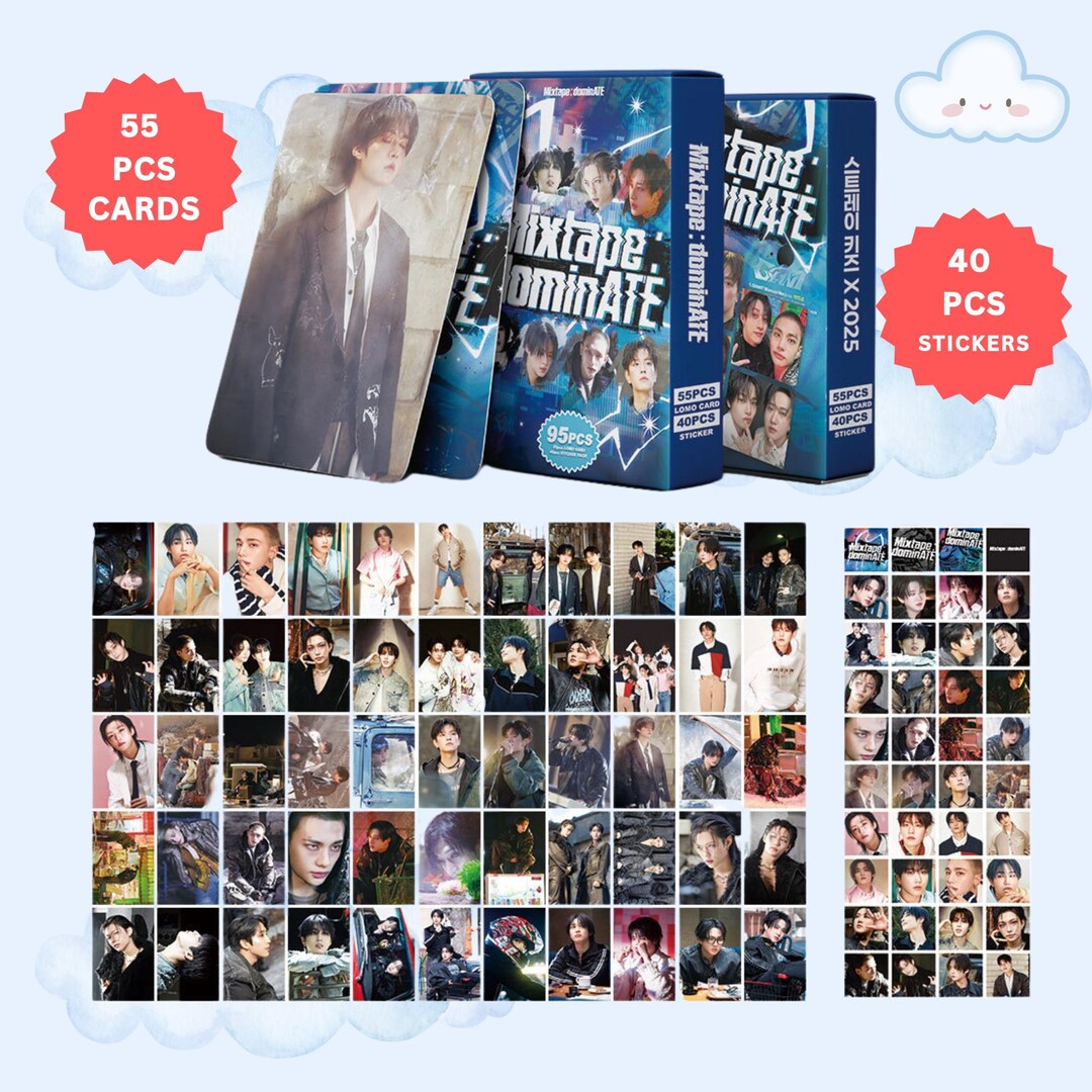 Stray Kids Mixtape: Dominate | Lomo Cards + STICKERS 95 Pcs/set - Etsy