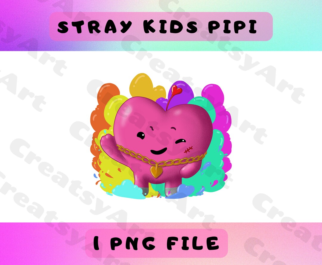 Stray Kids MAXIDENT Monster Heart | Pipi PNG File - Etsy