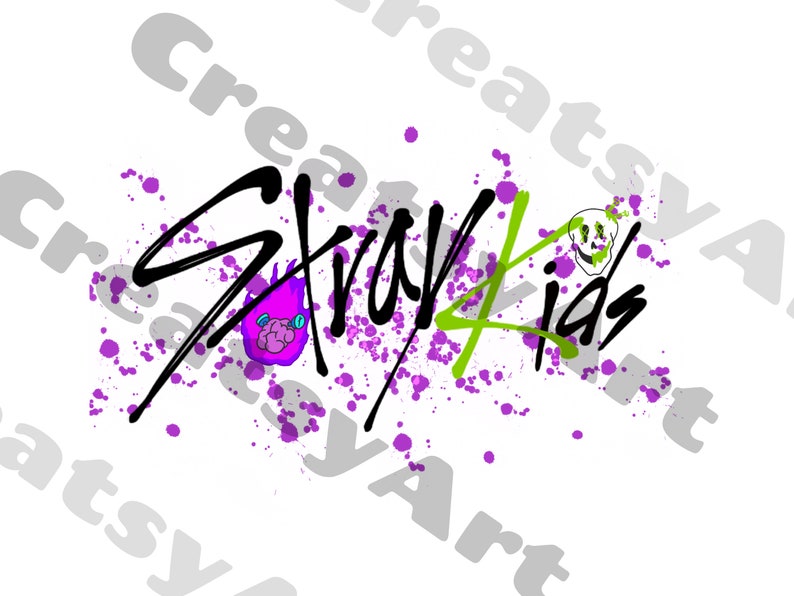 KPOP Stray Kids Maniac Logo PNG File for T-shirts, Hoodies, Mugs Etc ...