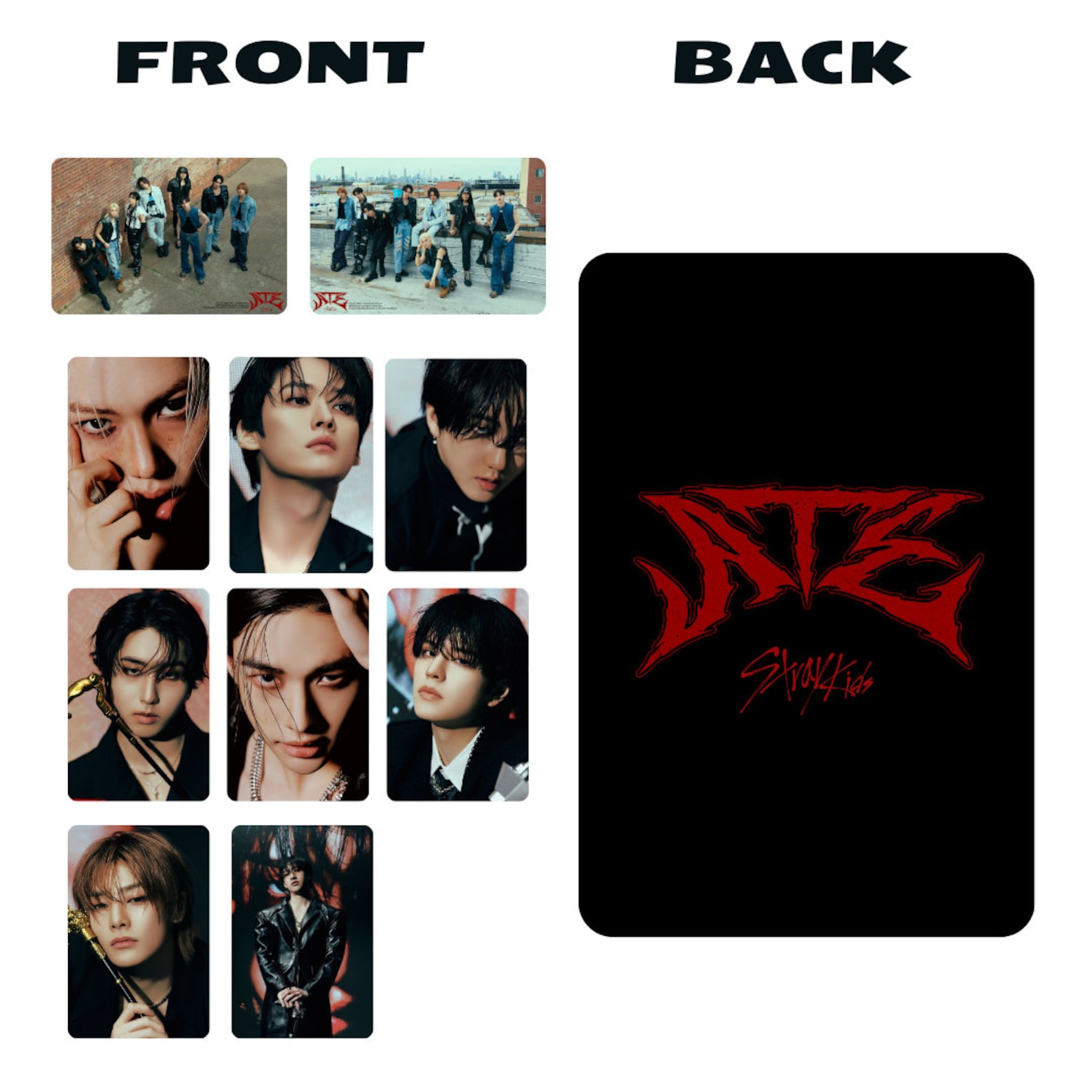 Stray Kids "ate" Photocards | Lomo Cards 10pcs/set - Etsy