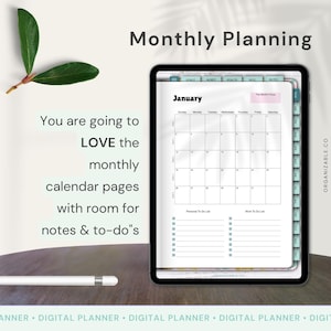 Digital Planner 2025 for Goodnotes, Pastel Digital Planner, Digital ...