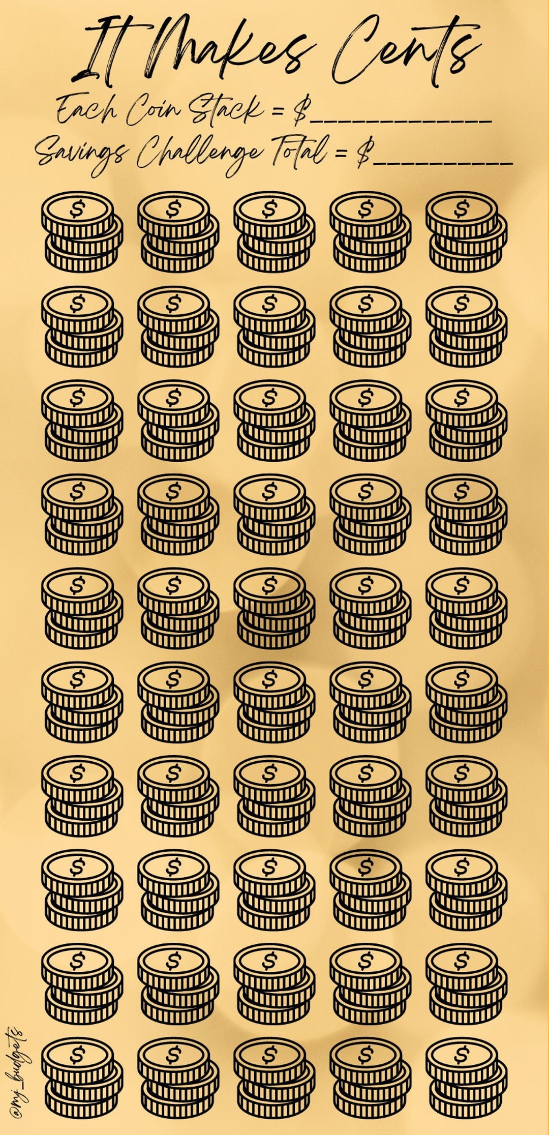 Printable It Makes Cents Savings Tracker / Money Binder / Journal ...