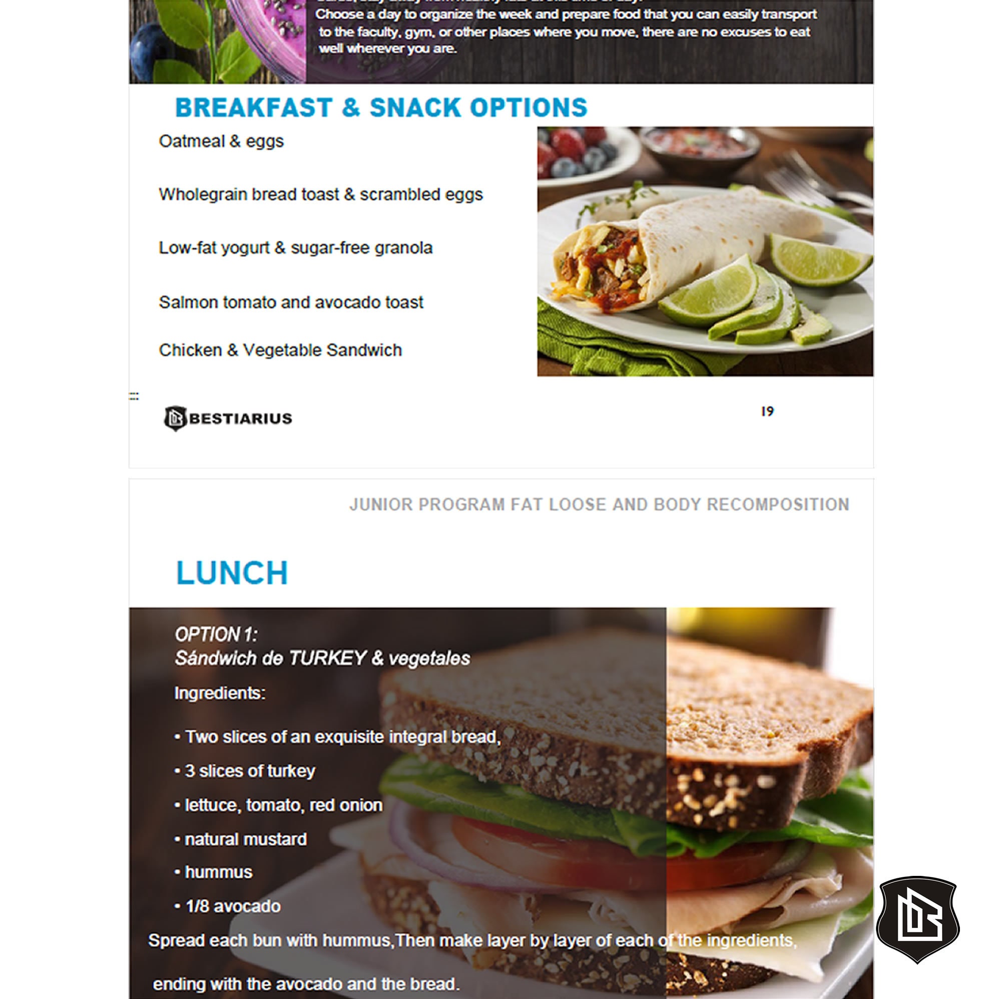 Bulking Man Junior 12 Week Fitness Program Gym Guide With Nutrition ...