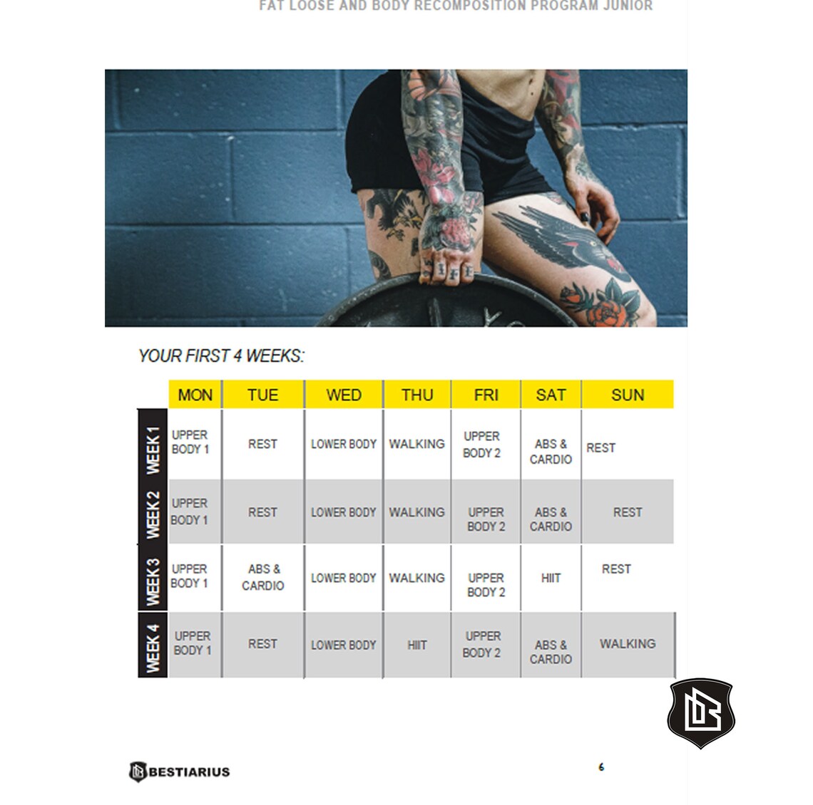 How to Maintain a Healthy Weight Woman Junior - 12 Week Fitness Plan ...