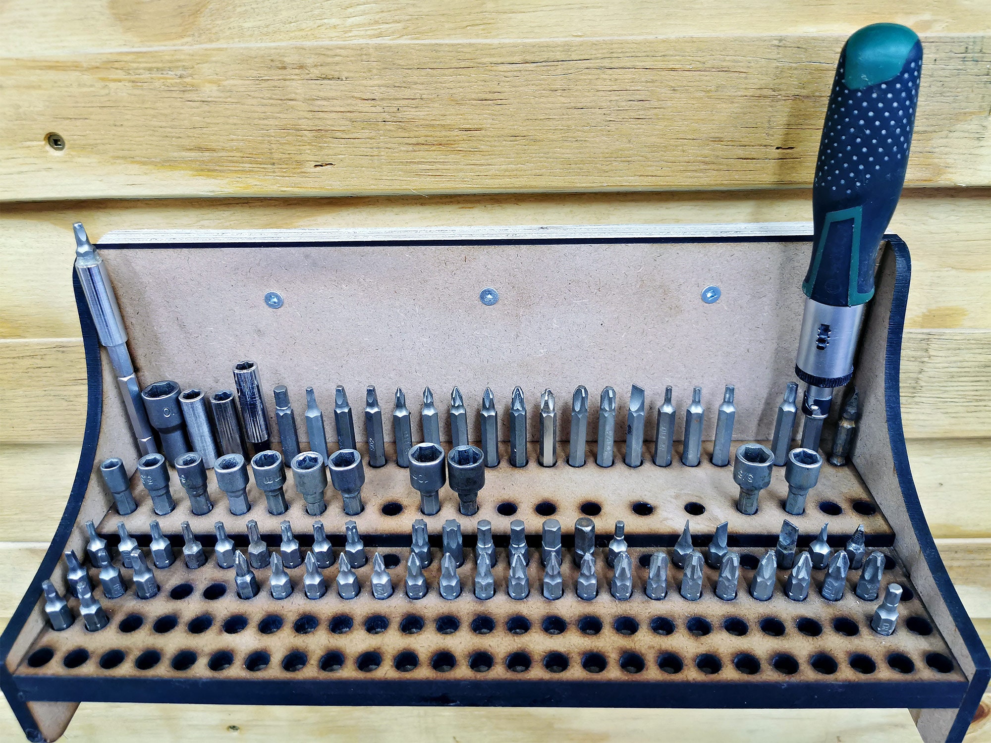 Screwdriver Bits Holder Laser Cut File: CNC Router Ready (digital File ...
