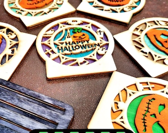 25 Coaster SVG | Fall SVG Bundle | Laser Cut Files | Laser Engrave File ...