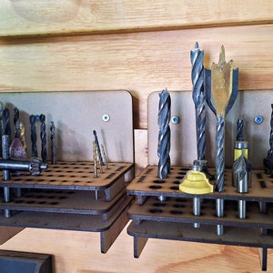 Laser Cut Drill Bit Holder Organizer: CNC File (digital Download) - Etsy