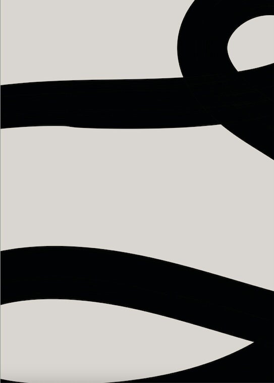 Black Lines Wall Art Print Set of 3 Instant Download, Mid Century ...