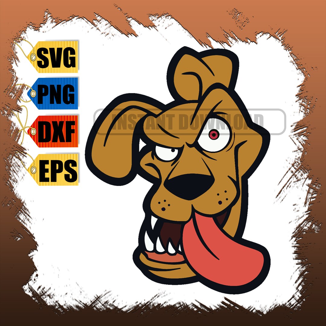Cartoon Dog SVG, Bad Dog SVG, Dog Drawing, Cricut, Cut File, Dog Shirt ...