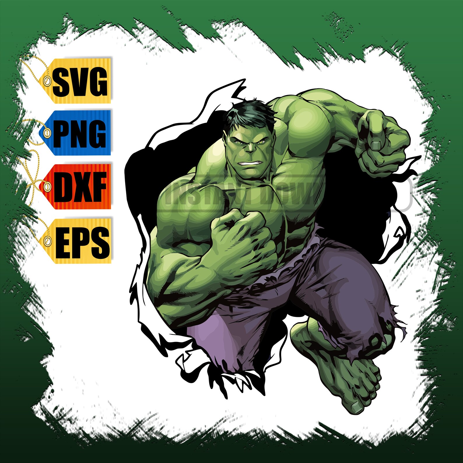 Hulk Svg Superhero Svg Instant Download SVG PNG EPS Dxf - Etsy Australia