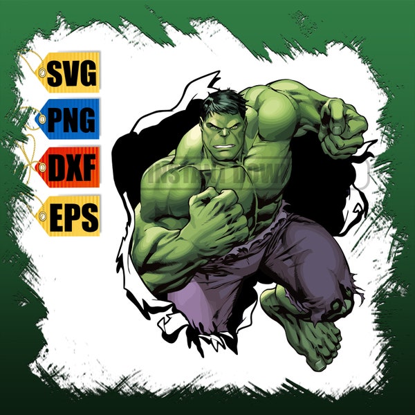 Hulk Svg - Etsy