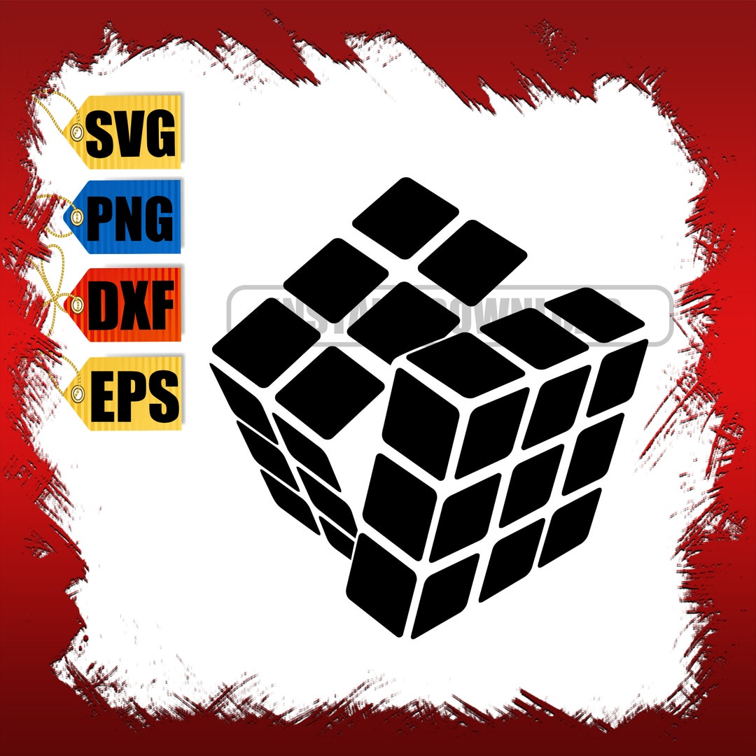 Rubiks Cube Svg, Cube Svg, Rubic Cube Svg, Rubics Cube Vector, Rubiks ...