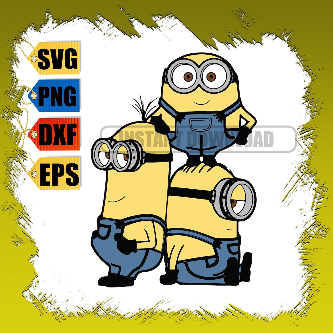 Minions Svg, Minions Cut File, Minion Svg, Minion Cut File, Minions ...