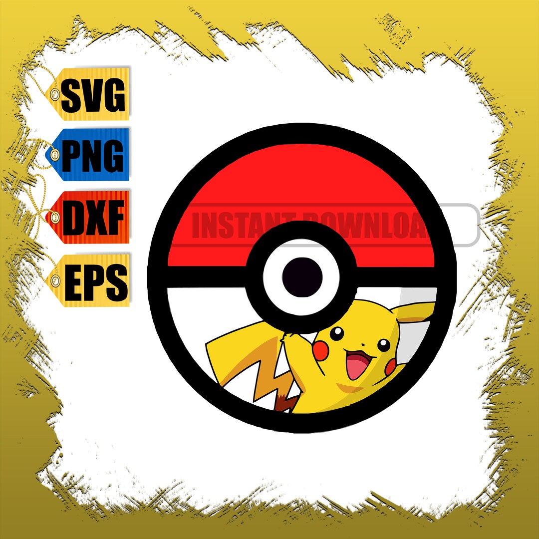 Pokemon Pikachu Svg Pokemon Png Pokemone Svg for Cricut - Etsy Singapore