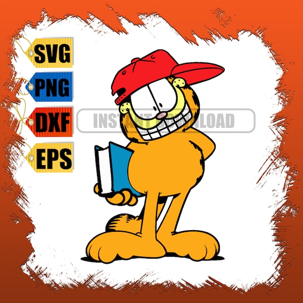 Garfield Svg - Etsy