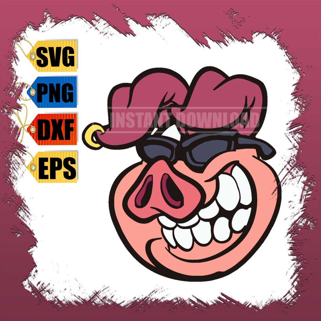 Pig SVG Files for Cricut Pig Cut file Pig Svg Animal Svg - Etsy España