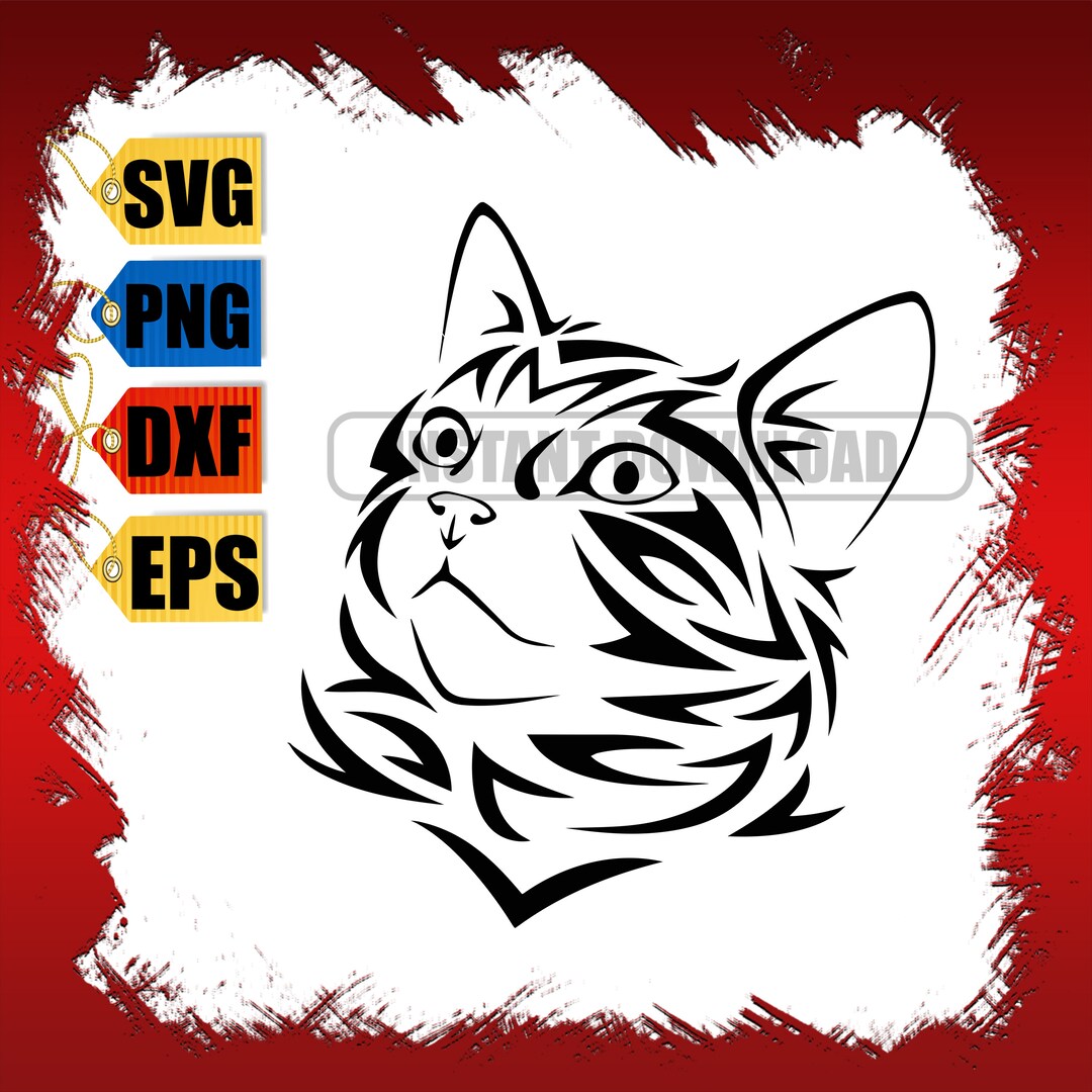 Plotterdatei Katze, Plotterdatei Katze, Plotterdatei Katze, - Etsy.de