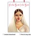 Punjabi Bridal Shower Pin the Bindi on the Bride Poster, Indian Wedding ...