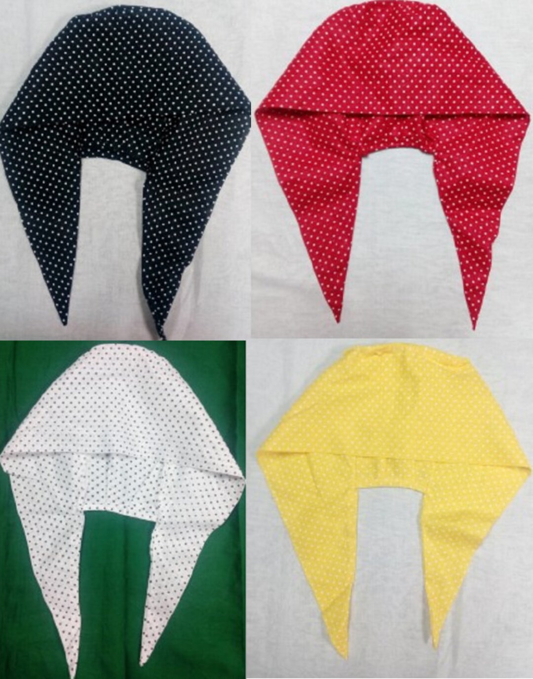 2 Strings Polka Dot Patka Punjabi Hat Sikh Patka Dastar Turban Bandana ...