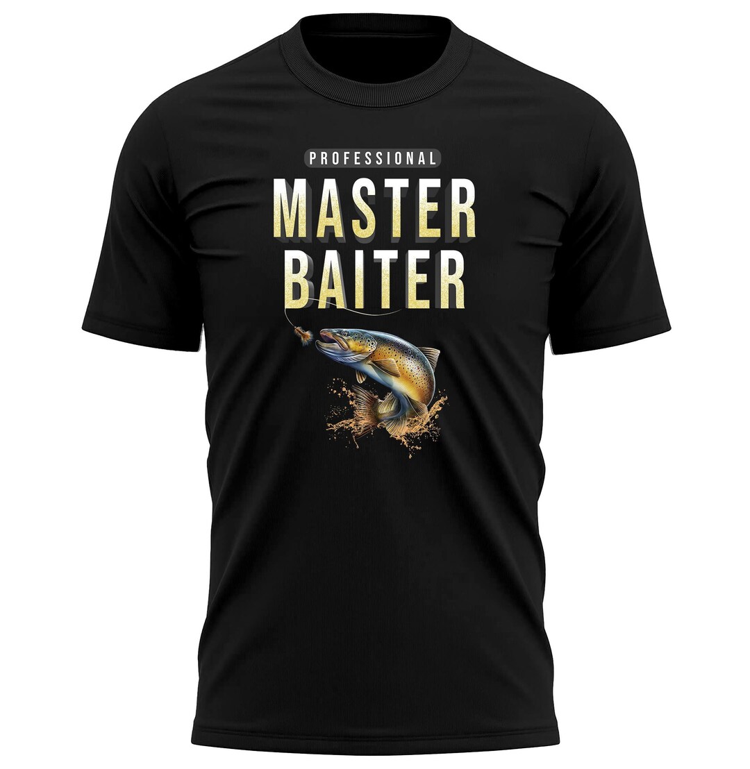 Trout Fishing Gifts for Men, Trout Master Baiter Shirt, Trout Fishing T ...