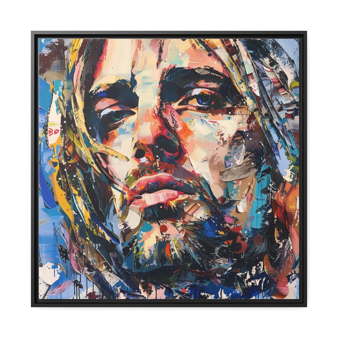 Kurt Cobain Nirvana Poster Alternative 90s Music Ico Abstract Urban ...