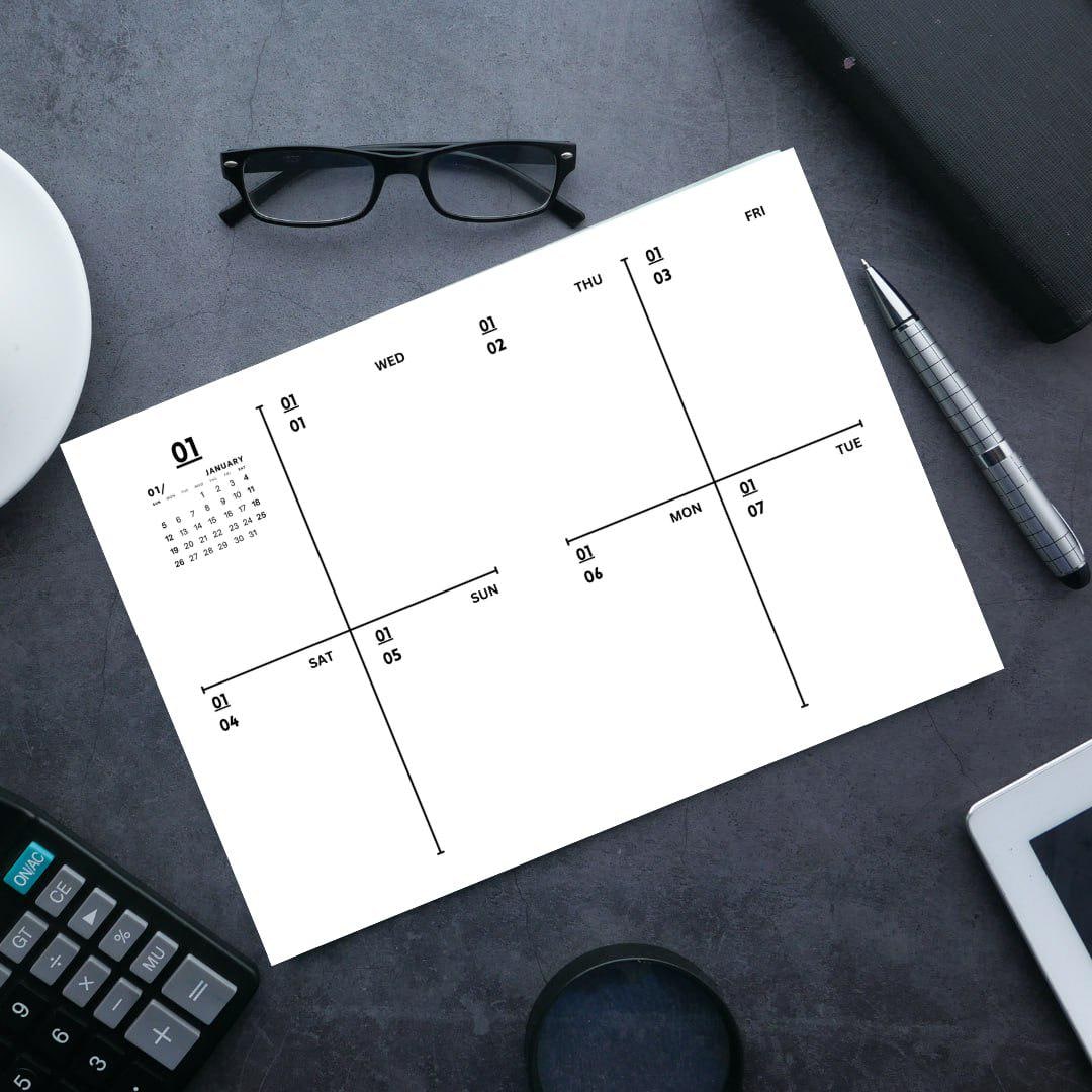 Printable Muji Journal (jan-dec 2025) - Etsy