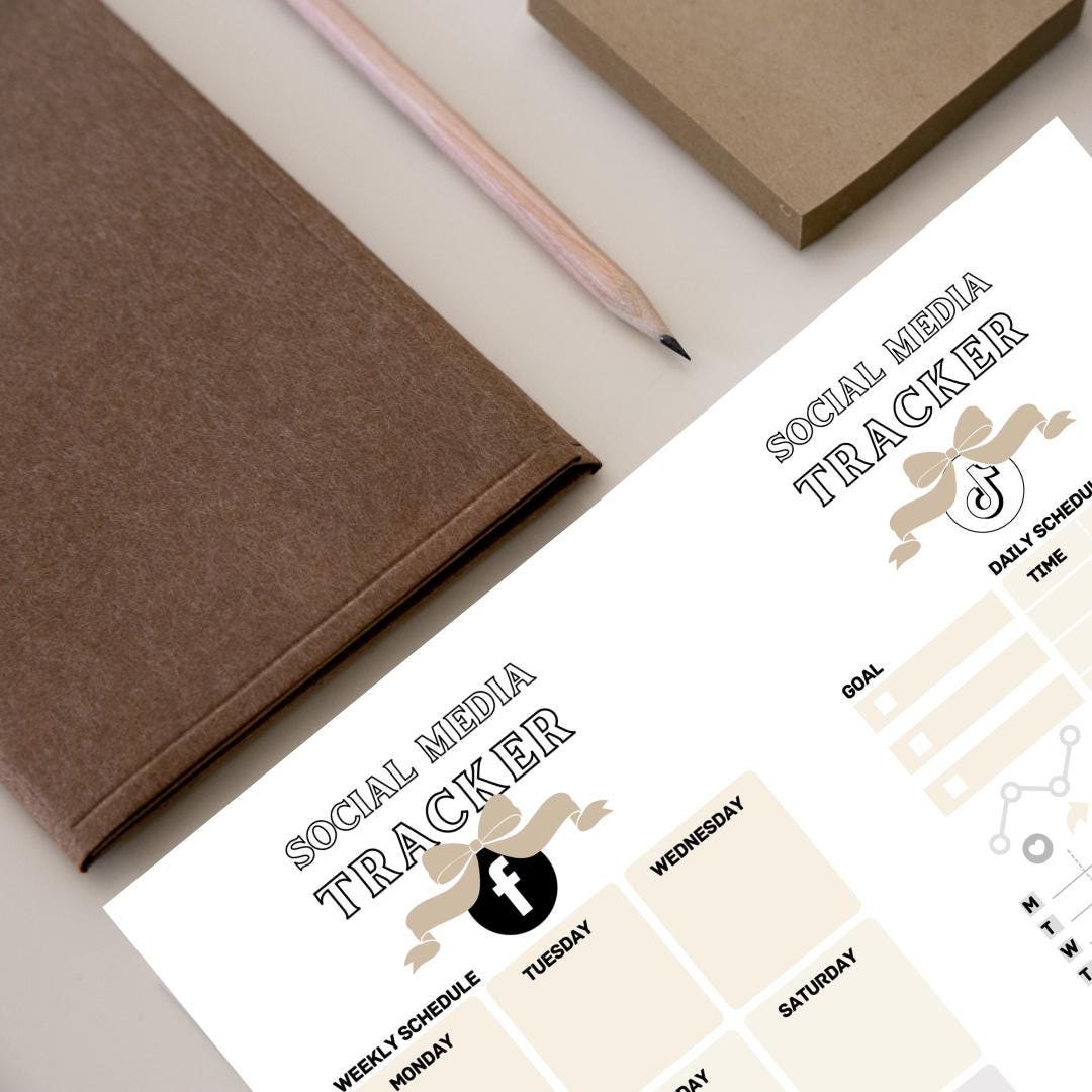 Printable Rustic Planner (daily, Weekly & Monthly) - Etsy